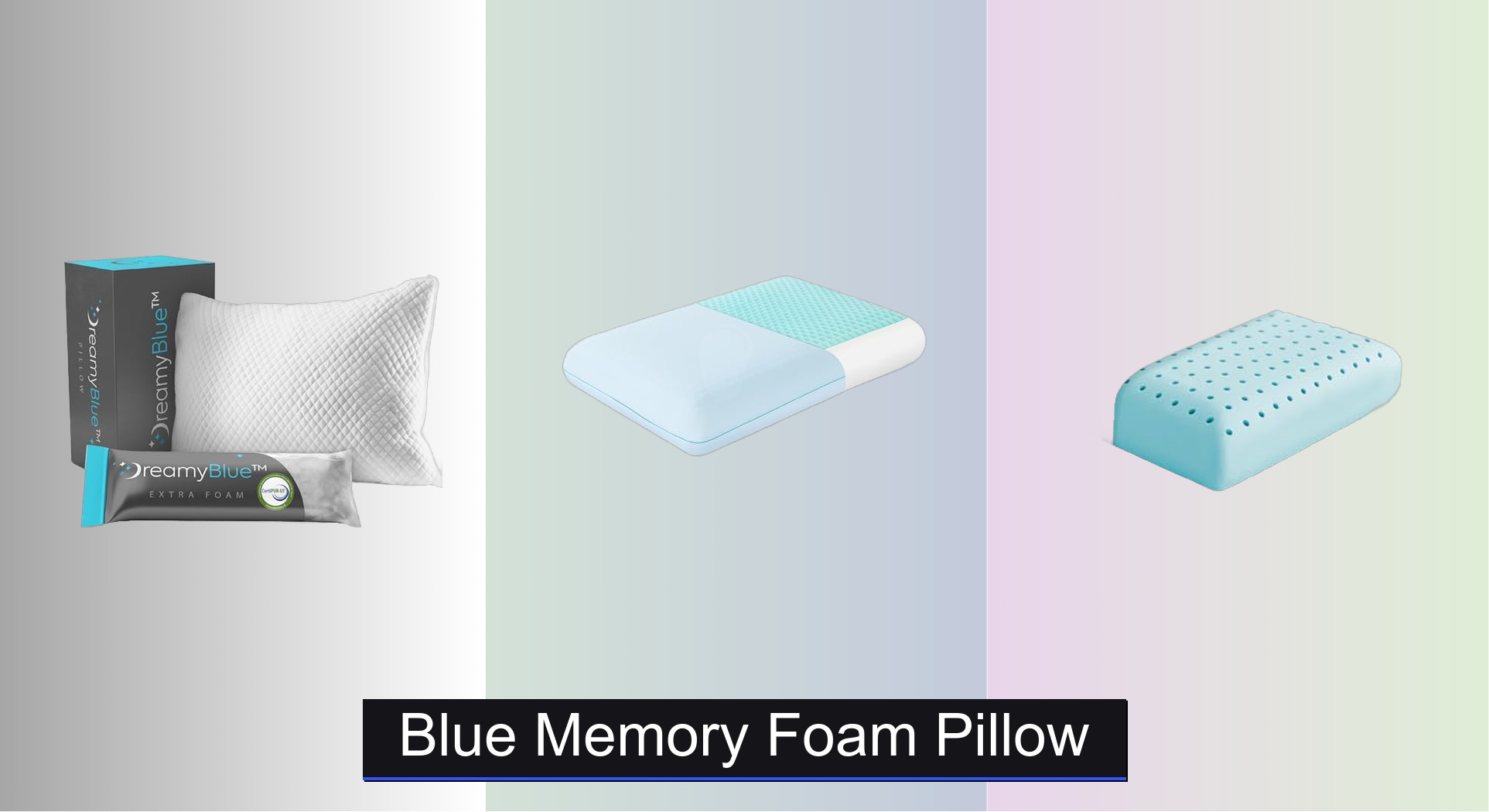 8 Best Blue Memory Foam Pillows to Buy in 2025