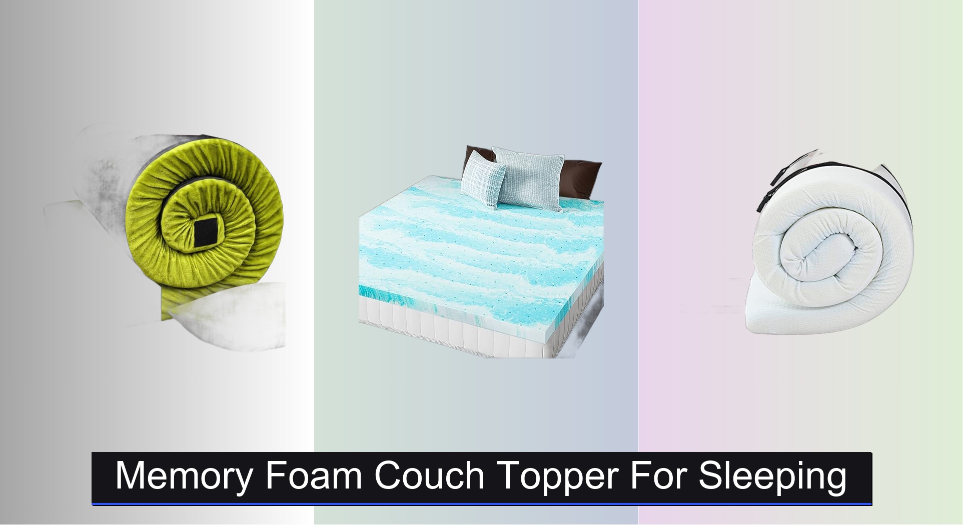 6 Best Memory Foam Couch Toppers for Sleeping in 2025